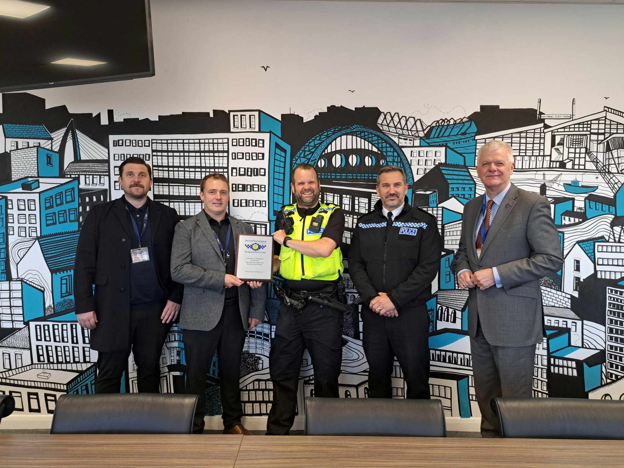University of Sunderland wins police award