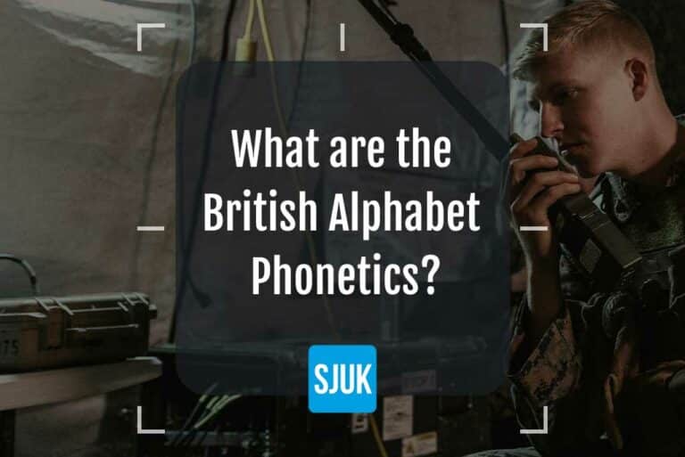 What are the British Alphabet Phonetics?