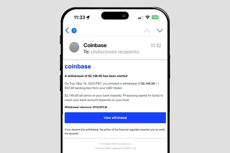 Coinbase Email Scams - How to Protect Yourself